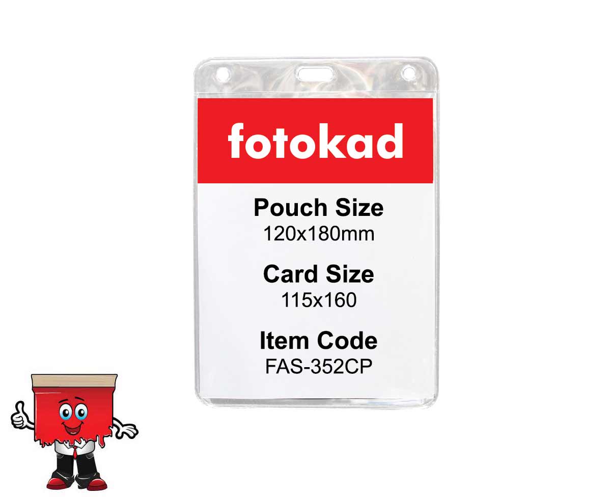 Oversize PVC ID Pouch