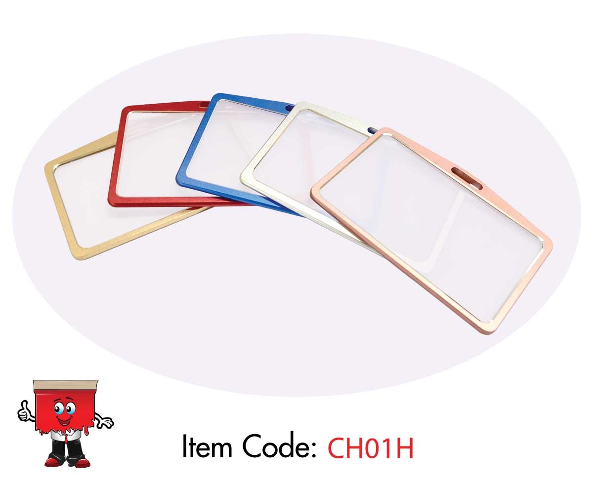 Aluminium ID Card Holder, Horizontal