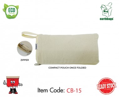 Foldable Canvas Zipper Bag